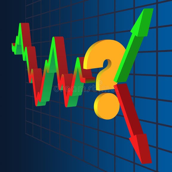 Symbol of Uncertainty of Further Dynamics. Stock Vector - Illustration ...