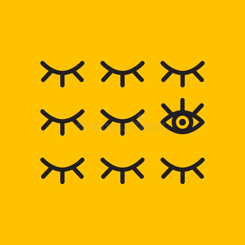 Symbol of unique vision stock vector. Illustration of idea - 176464412