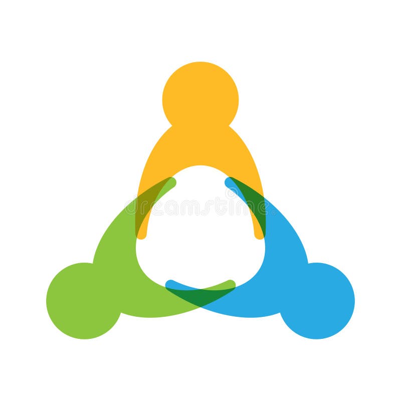 Symbol of Unity of Different People, Simple Design Stock Vector ...
