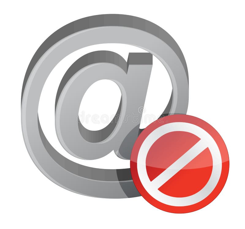 At Symbol: Void stock illustration. Illustration of refuse - 28942827