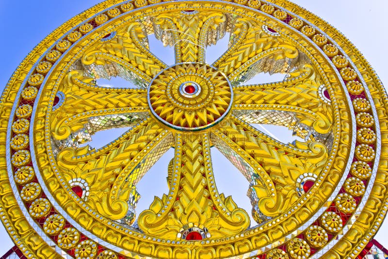 Symbol von Buddhismus. stockbild. Bild von glauben, schön - 33301649