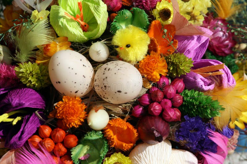 Symbol von Ostern stockbild. Bild von küken, handgemacht - 39719603