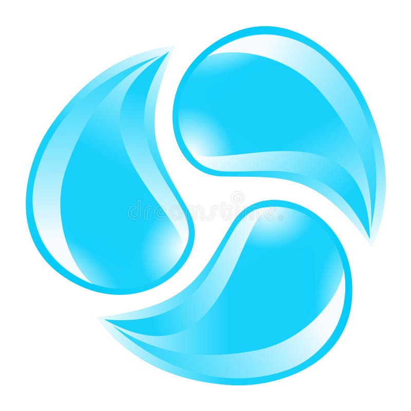 Symbol of water stock vector. Illustration of purity - 16155792