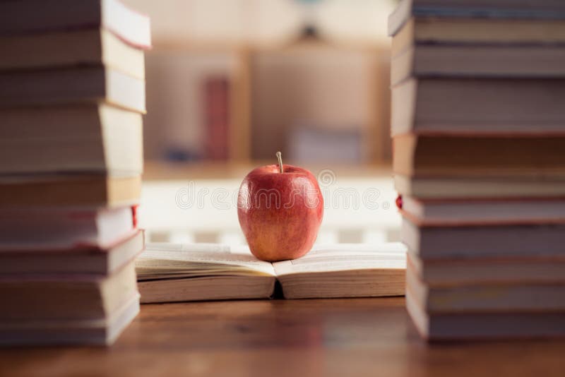 Apple of wisdom stock photo. Image of colour, losing, education - 1837850