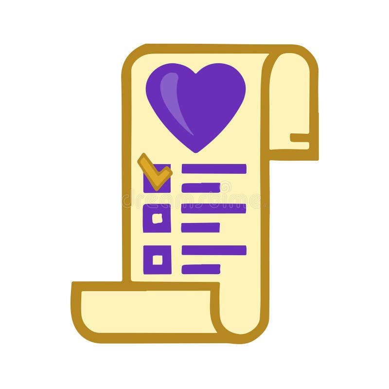 Symbol Wish List, Gifts Color Vector Stock Vector - Illustration of ...