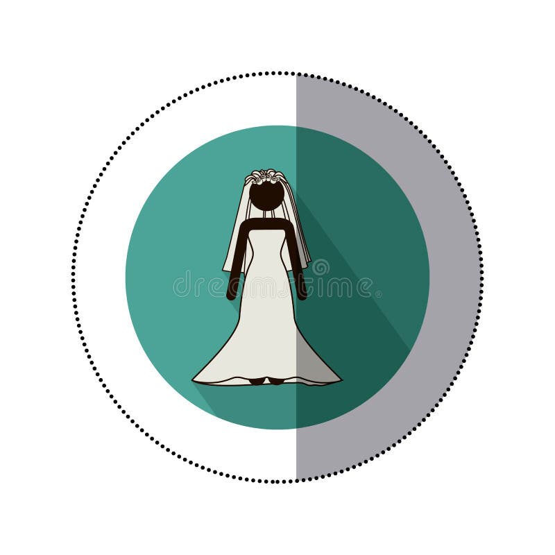 Symbol Woman Bride Icon Image Stock Illustration - Illustration of ...