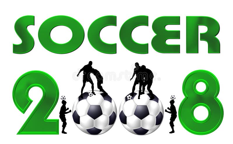 Symbole de football 2008 illustration stock. Illustration du européen ...
