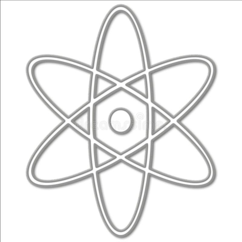 Symbole atomique illustration de vecteur. Illustration du atomique ...