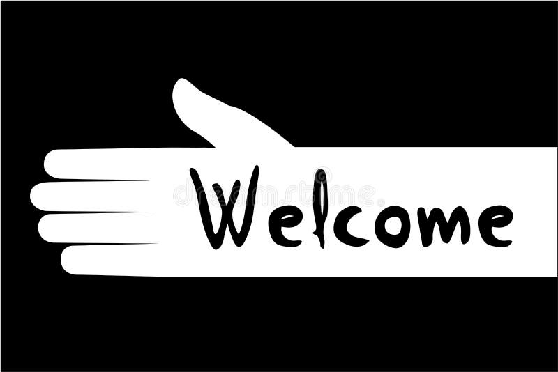 Message Bienvenu De Symbole Illustration de Vecteur - Illustration du ...