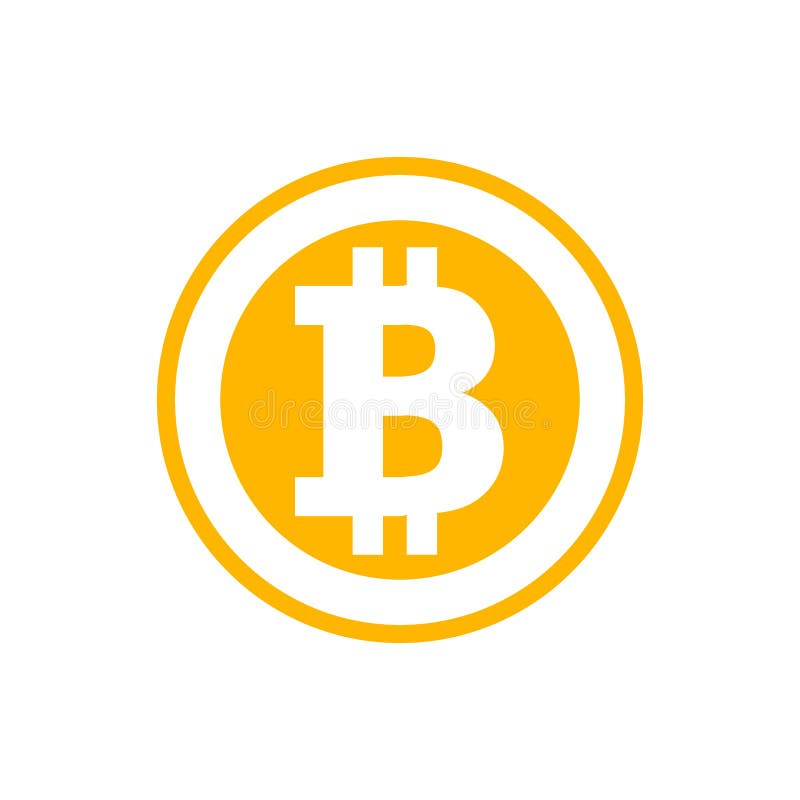 Symbole Bitcoin De Style Plat Logo Cryptodevise EPS 10 Illustration de ...