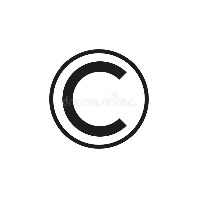 Symbole Copyright. Bouton Copyright. Illustration Vectorielle. Eps 10 ...