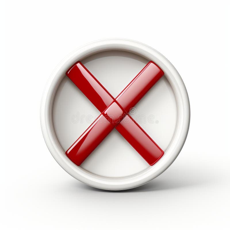 Symbole Croix Rouge Et Blanche Sur Fond Blanc Illustration Stock ...