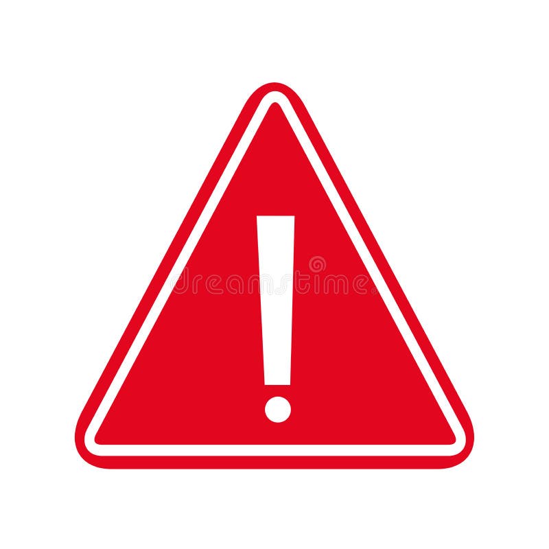 Symbole D'avertissement Triangulaire Avec Point D'exclamation ...