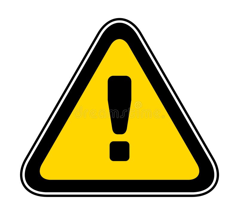 Symbole D'avertissement Triangulaire De Risque Illustration de Vecteur ...