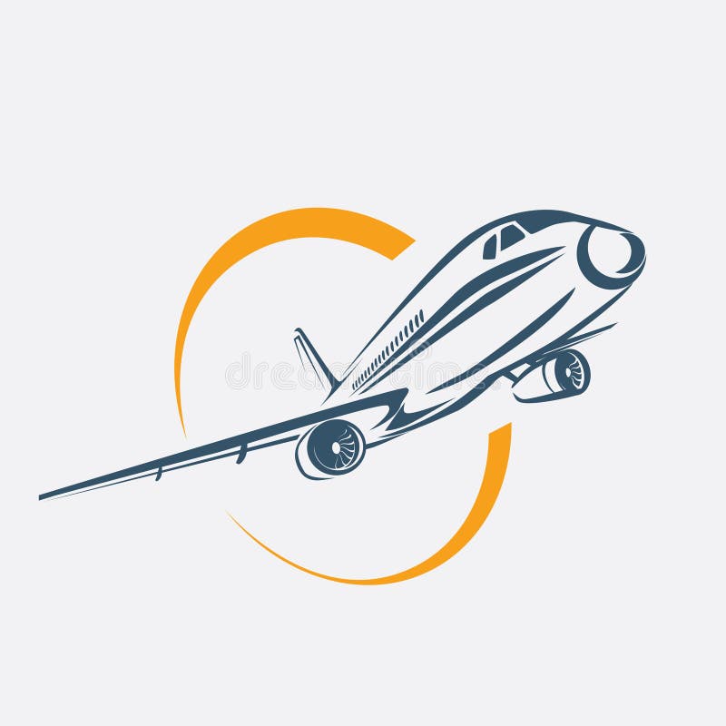Symbole d'avion illustration de vecteur. Illustration du arrivée - 76612500