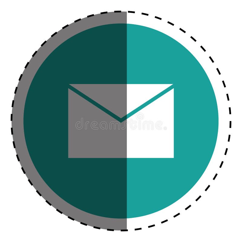 Symbole D'email Ou De Courrier Illustration de Vecteur - Illustration ...