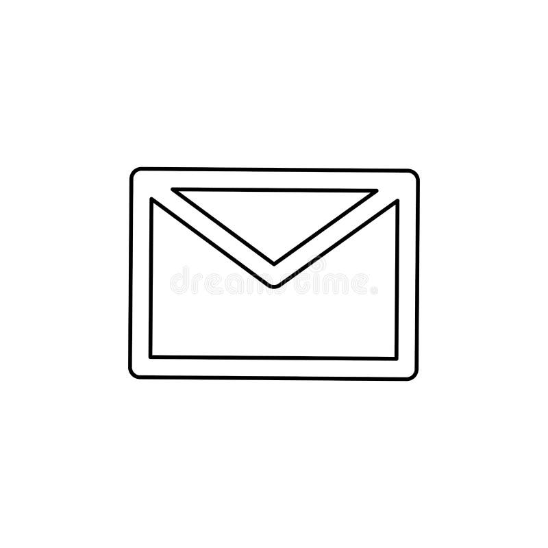 Symbole D'email Ou De Courrier Illustration de Vecteur - Illustration ...