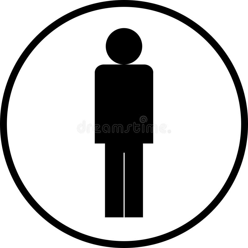 Symbole d'homme illustration de vecteur. Illustration du vecteur - 4577143