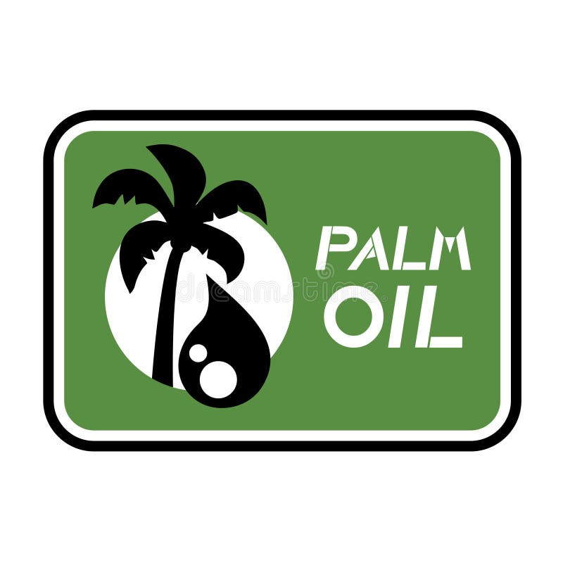 Symbole d'huile de palme illustration de vecteur. Illustration du ...