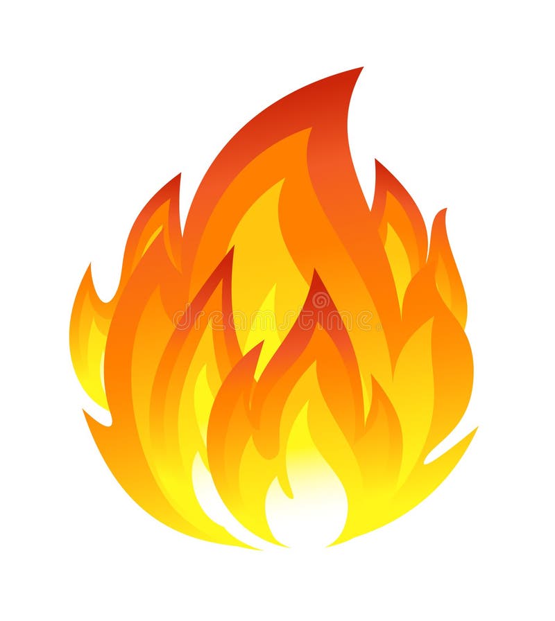 Symbole du feu illustration stock. Illustration du ramassage - 33207365