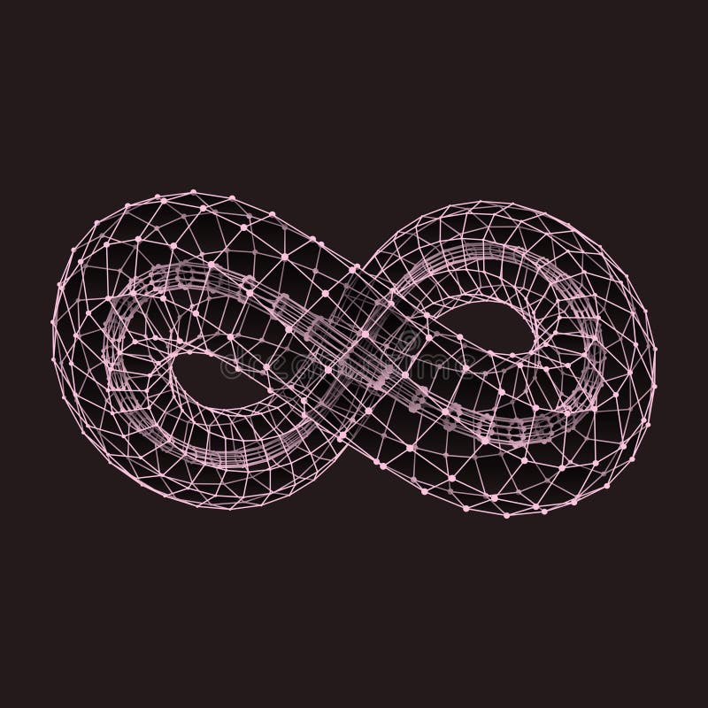 Symbole d'infini, 3d illustration stock. Illustration du éternité ...