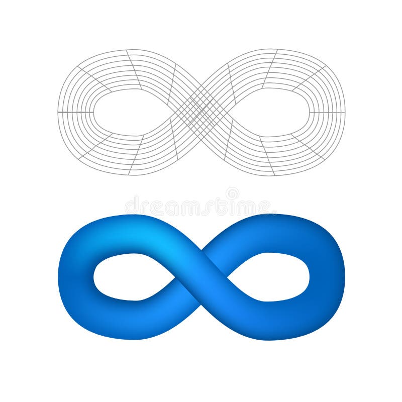 Symbole d'infini illustration stock. Illustration du isolement - 27908508