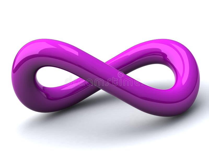 Symbole d'infini, 3d illustration stock. Illustration du éternité ...