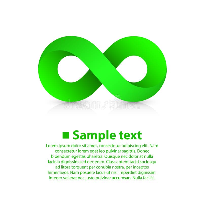 Symbole d'infini illustration de vecteur. Illustration du abstrait ...