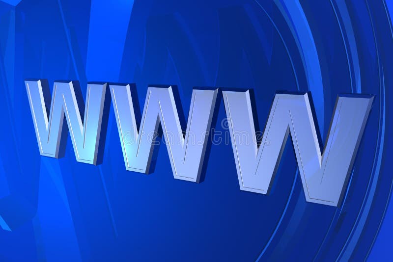 Symbole D'Internet De World Wide Web Illustration Stock - Illustration ...