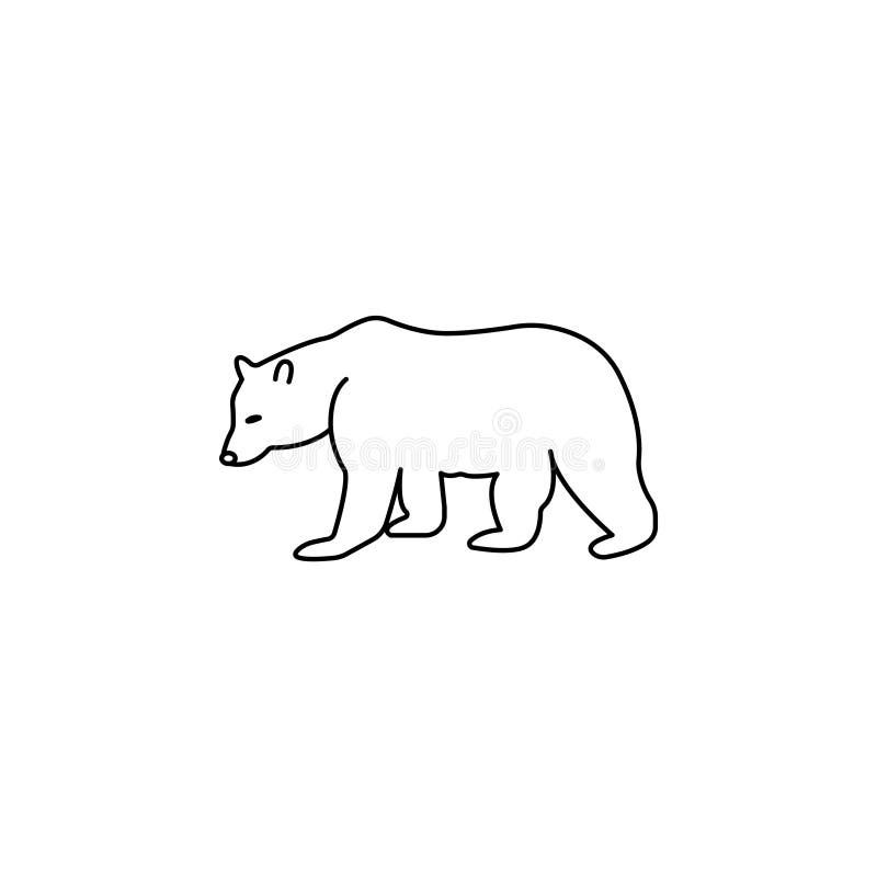 Vecteur De Signe De Symbole D'ours Illustration Stock - Illustration du ...
