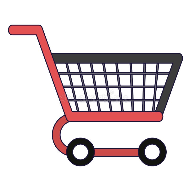Symbole de caddie illustration de vecteur. Illustration du isolement ...