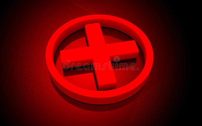 Symbole de Croix-Rouge illustration stock. Illustration du symbole ...