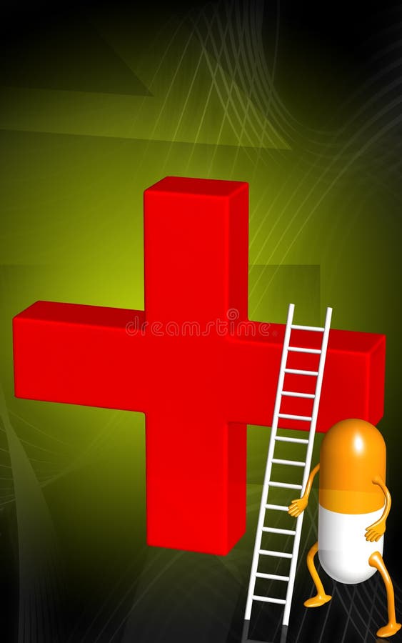 Symbole de Croix-Rouge illustration stock. Illustration du effets ...