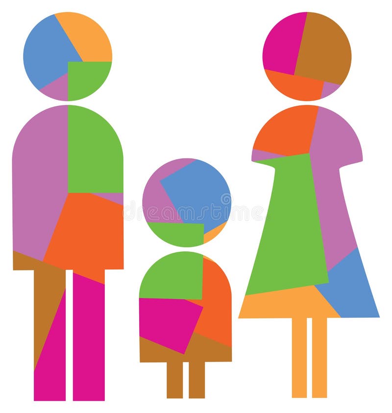 Symbole de famille illustration de vecteur. Illustration du people ...