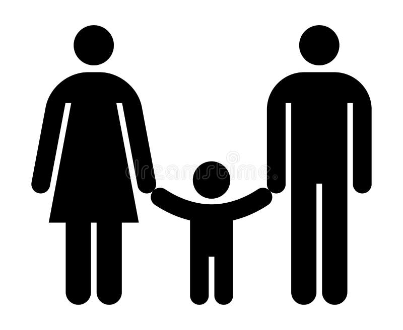 Symbole de famille illustration de vecteur. Illustration du chiffre ...