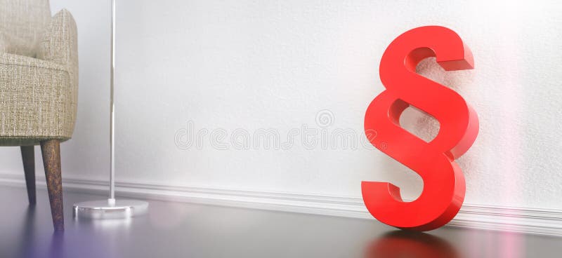 Symbole De Loi Et De Justice - Signe De Paragraphe/section Illustration ...