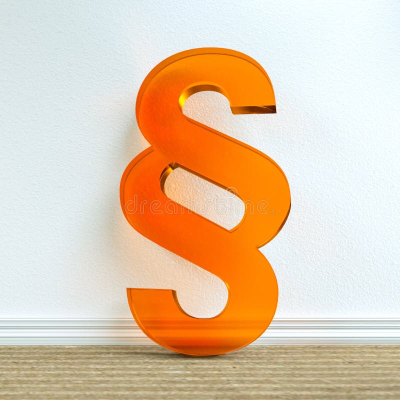 Symbole De Loi Et De Justice - Signe De Paragraphe/section Illustration ...