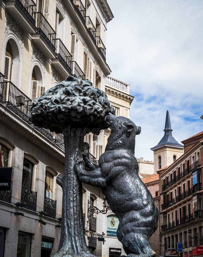 Symbole de Madrid image stock. Image du europe, place - 34752779