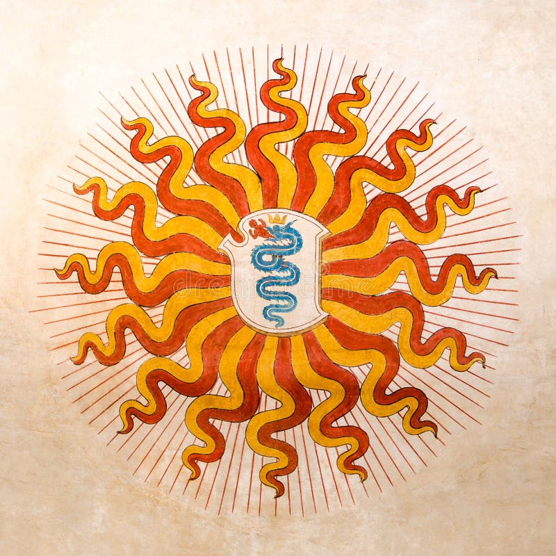 Symbole de Milan photo stock. Image du peint, architecture - 57106054