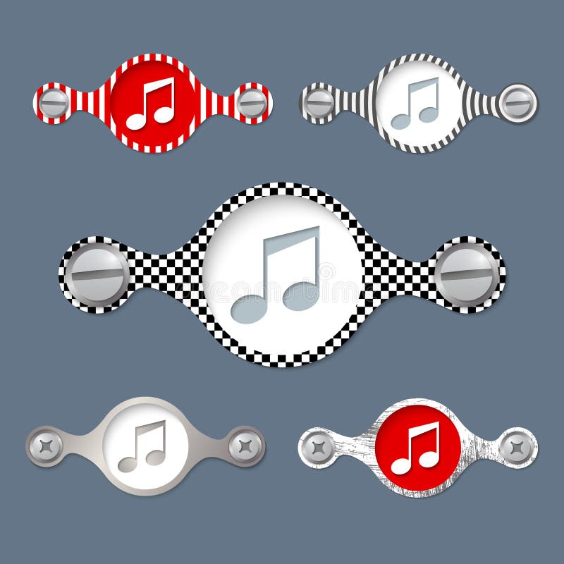 Symbole de musique illustration de vecteur. Illustration du boulon ...