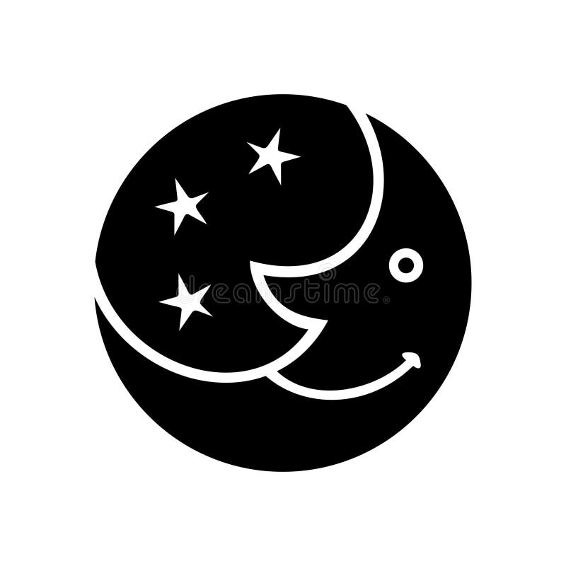 Symbole de nuit illustration de vecteur. Illustration du vecteur ...
