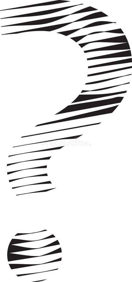 Symbole De Point D'interrogation Avec Logo De Ligne De Mouvement De ...