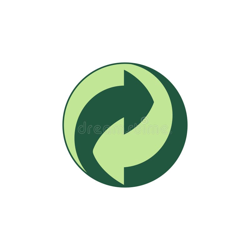 Symbole De Point Vert Illustration Vectorielle, Conception à Plat ...