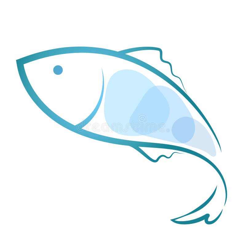 Ensemble De Symbole De Poissons Illustration Stock - Illustration du ...