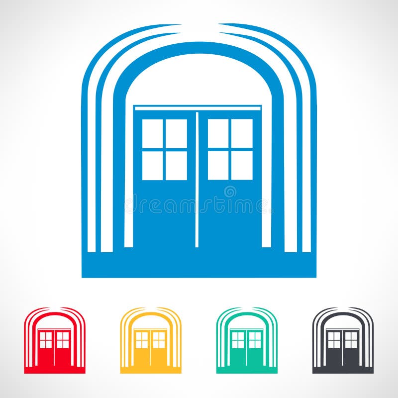 Symbole de porte illustration de vecteur. Illustration du entrée - 55381185