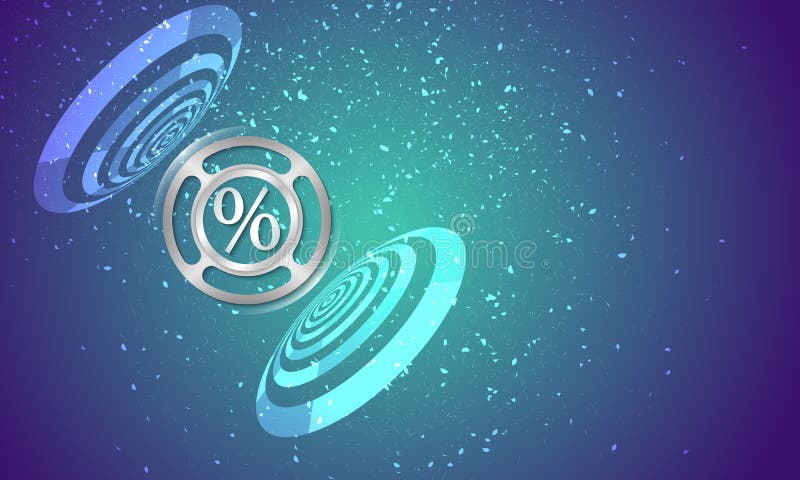 Symbole de pour cent illustration de vecteur. Illustration du objet ...