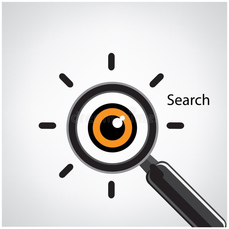 Symbole de recherche illustration de vecteur. Illustration du ...