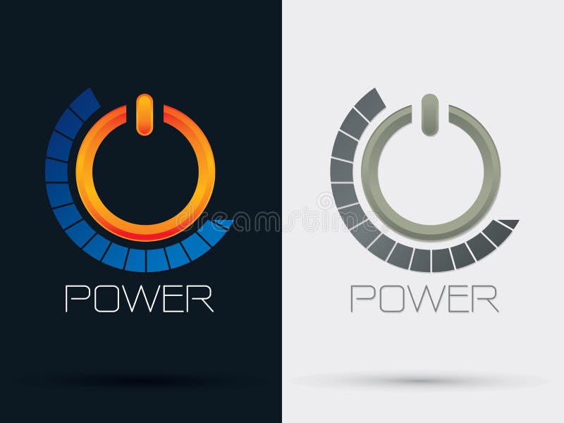 Symbole De Signe De Bouton De Puissance Illustration de Vecteur ...