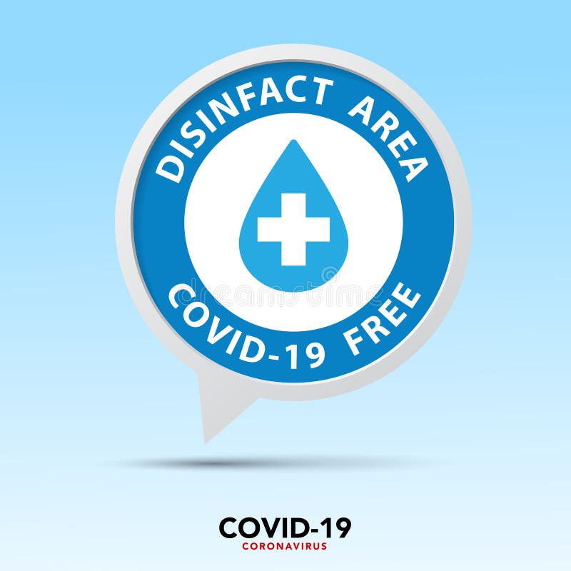 Symbole De Signe De La Zone Franche De Covid Illustration de Vecteur ...