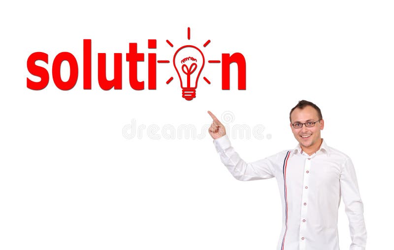 Symbole de solution image stock. Image du compagnie, graphique - 28776181